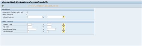 Fpawm Sap Tcode Processing Of Report File Transaction Code