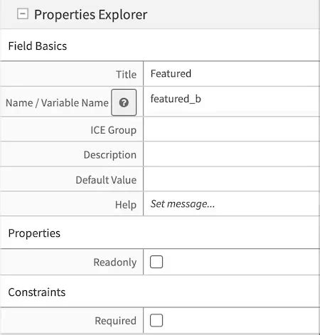Checkbox Control Craftercms Documentation