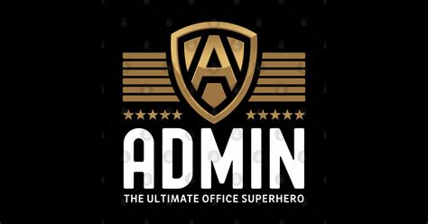 Admin The Ultimate Office Superhero Administrator Sticker Teepublic