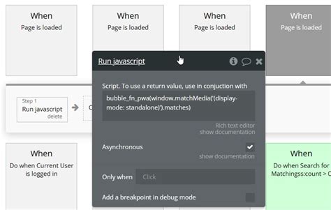 detect standalone mode of browser with javascripttobubble plugins