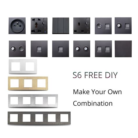 Wallpad S6 Cat6 Double Dual Rj45 Internet Ethernet Vicedeal