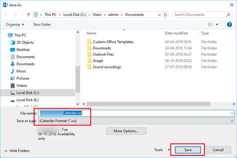 How To Export Outlook Calendar To Office