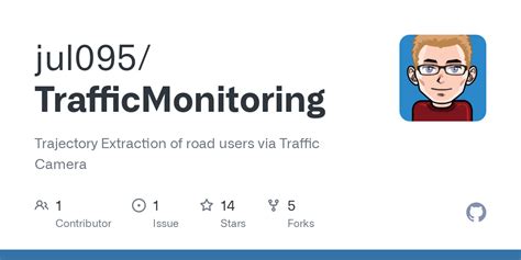 GitHub Jul TrafficMonitoring Trajectory Extraction Of Road Users