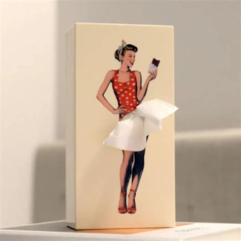 Flying Skirt Tissue Box Verniershop