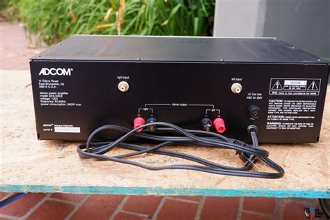 Adcom Gfa 545 Ii Power Amplifier Photo 4522221 Us Audio Mart