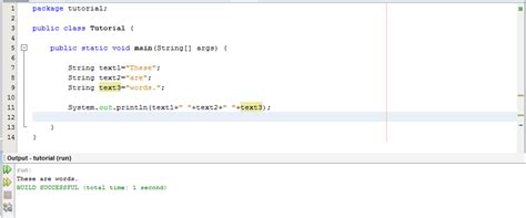 String Tutorial Basic Variable Manipulation In Java