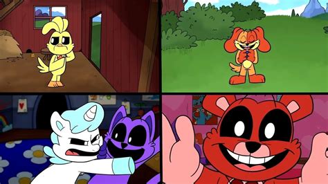 All Smiling Critters Cardboard Voicelines Animated Complete Youtube