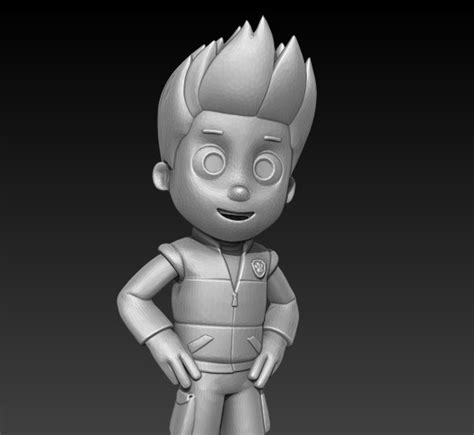 Datei Stl Ryder Paw Patrol 🐾・design Für 3d Drucker Zum Herunterladen