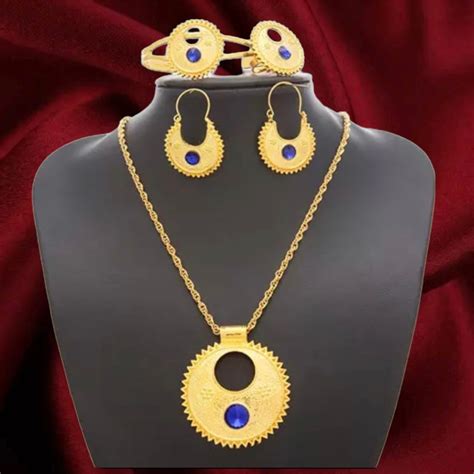 African Gold Jewelry Set For Women African Jewelry African Etsy