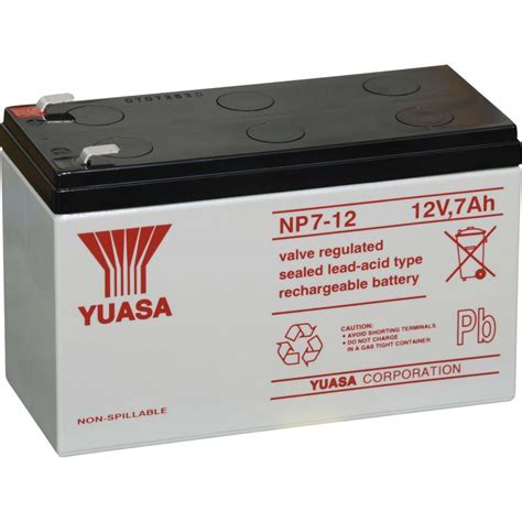 Batteria Al Piombo Ricaricabile V Ah Yuasa Yuasa Batterie Ups