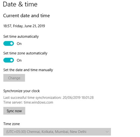 Time Zone And Active Hours Problem Windows 10 Forums