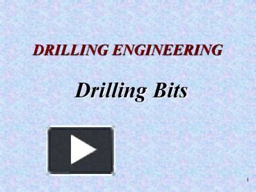 Drilling Bits Presentation Free To Download