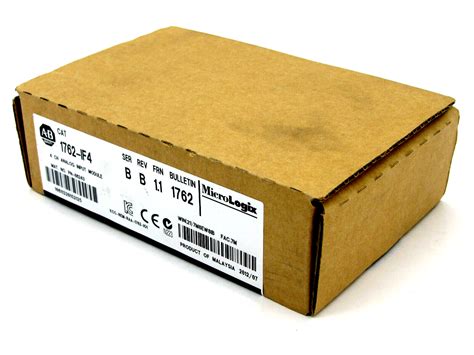 New Sealed Allen Bradley 1762 If4 Input Module Ser B Rev B 1762if4 Sb Industrial Supply Inc
