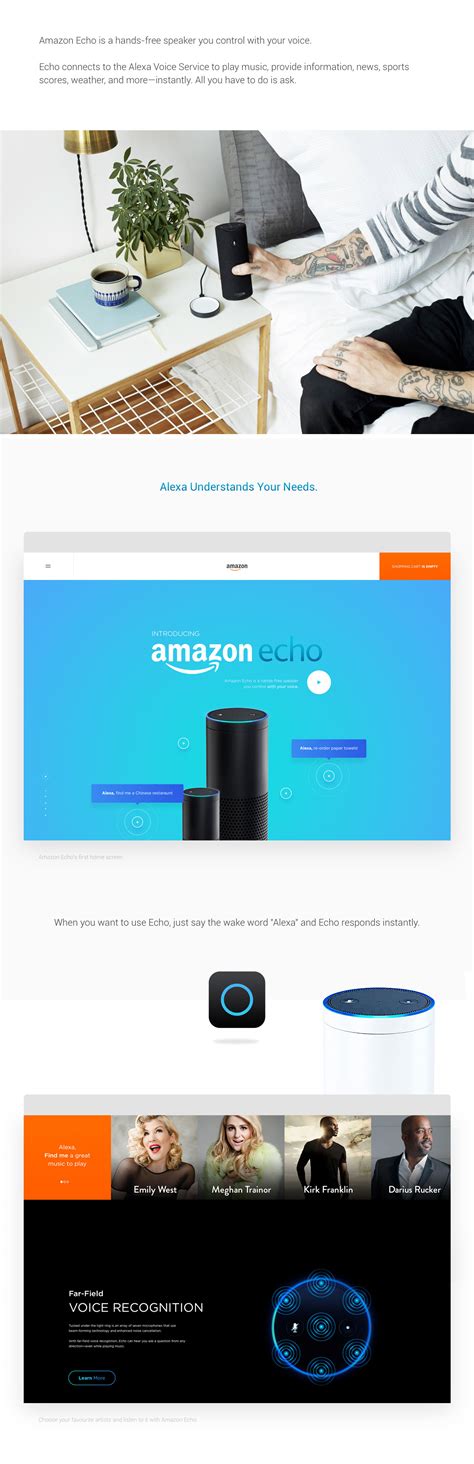 Amazon Echo On Behance