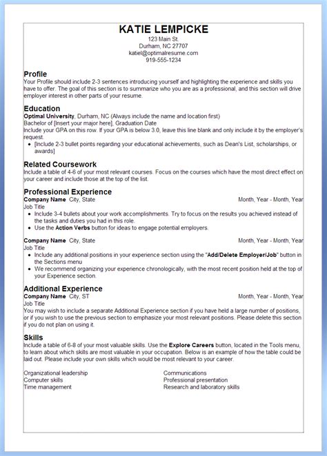 Resume Format Best Practices Resume Format