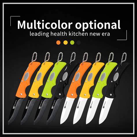 Xyj Mini Ceramic Knife T Knife Pocket Ceramic Folding Knives Kitchen