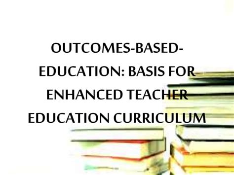 Outcomes Based Education Pptx