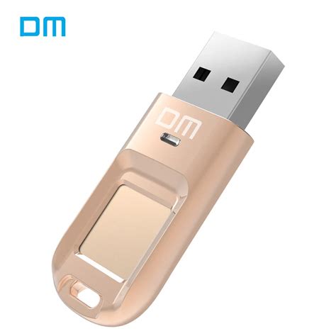 Dm Pd065 High Speed Usb Flash Drive Recognition Fingerprint Encrypted Usb Stick 32gb 64gb Pen