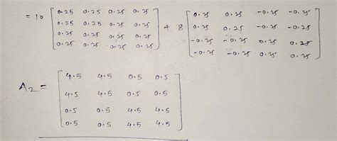 Solved Compute The Optimal Rank 2 Approximation Of The Symmetric