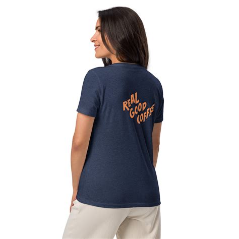 Compass Coffee Womens Relaxed V Neck