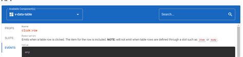 Feature Request Add Clickable Rows To Data Tables · Issue 7976 · Vuetifyjsvuetify · Github