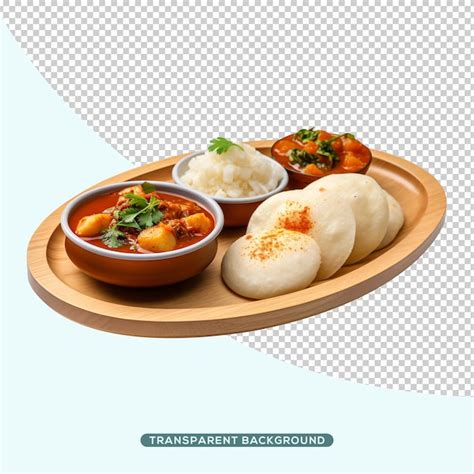 Premium Psd Sambar And Idli