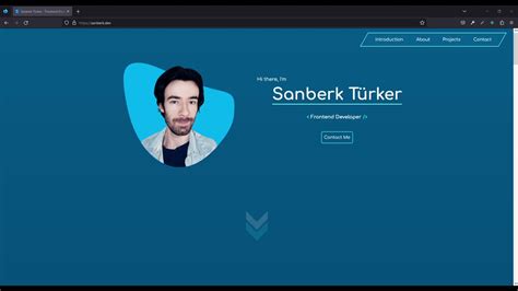 Sanberk Türker On Linkedin Opentowork Nextjs Typescript Tailwindcss Portfolio