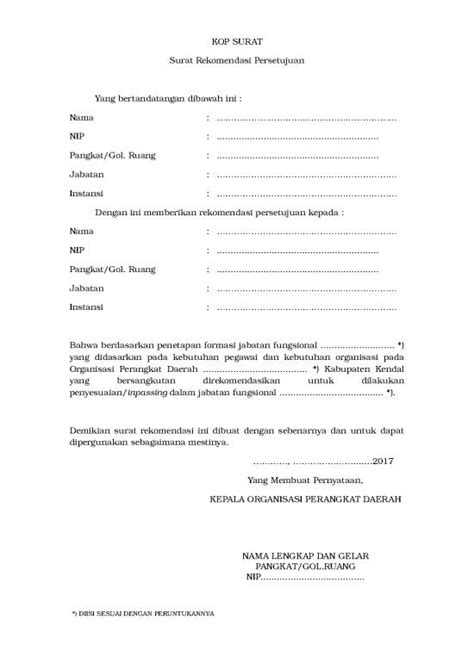 Format Surat Surat Kelengkapan Berkas File Surat Pernyataan Id 17773