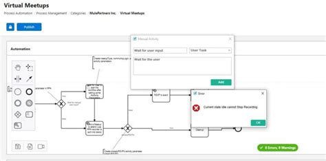 Current State Idle Cannot Stop Recording When Trying To Create A New