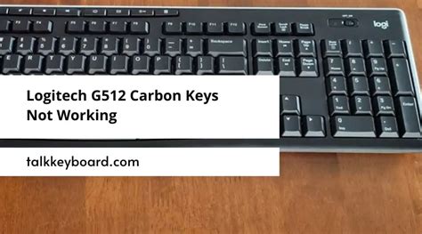 Easy Way To Fix Logitech G512 Carbon Keys Not Working