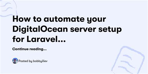 How To Automate Your Digitalocean Server Setup For Laravel Applications