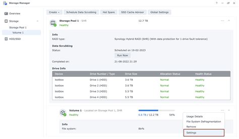 Recommended Settings On Synology Nas With Btrfs Getting Started Storj Community Forum Official
