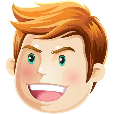 Boy Cartoon Face 19006215 Png
