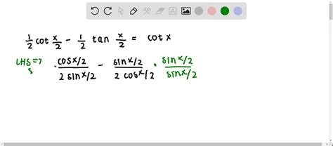 Solved Verify That Each Equation Is An Identity B…