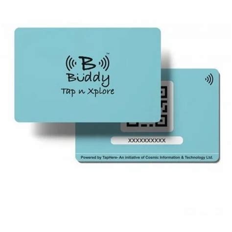 Nfc Rectangular Digital Business Card With Platform Double Sided Size 85 6 L X 54 W Mm At Rs