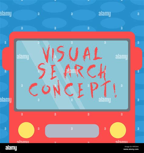 Word Writing Text Visual Search Concept Business Concept For
