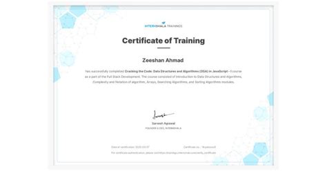 Successfully Completed The Cracking The Code Data Structures And Zeeshan Ahmad