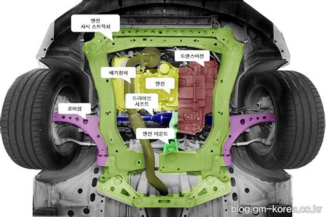 쉐보레 올 뉴 말리부차량 하부 살펴보기