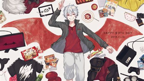 彩虹社 葛叶 画师twitter：tooつー Szkn 堆糖，美图壁纸兴趣社区