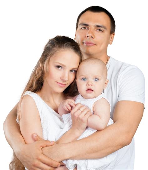 Familia Joven Y Feliz Foto Premium