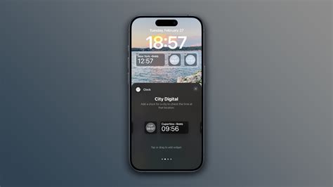 Apple Brings Another Digital Clock Widget To Iphone With Ios 174