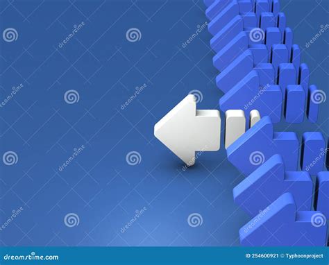 Decreasing Arrows Graph Icon Vector Illustration