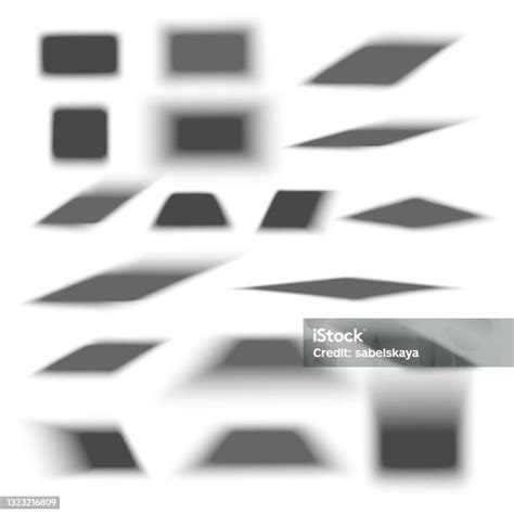 사각형 그림자의 템플릿 세트는 사실적인 벡터 일러스트레이션을 격리합니다 벡터에 대한 스톡 벡터 아트 및 기타 이미지 벡터 0명 3차원 형태 Istock