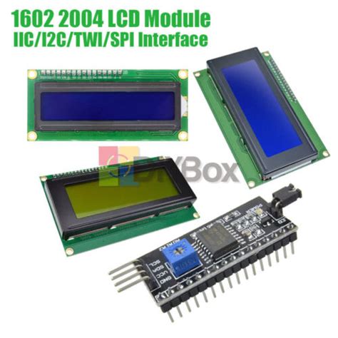 1602 2004 Character LCD Module Blue Yellow Backlight Ubuy India