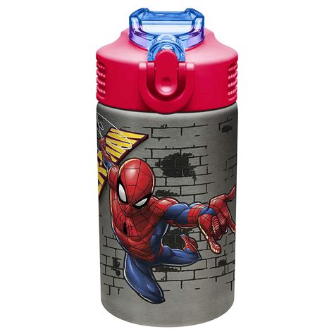 Zak Designs Stainless Steel One Hand Operation Lid And