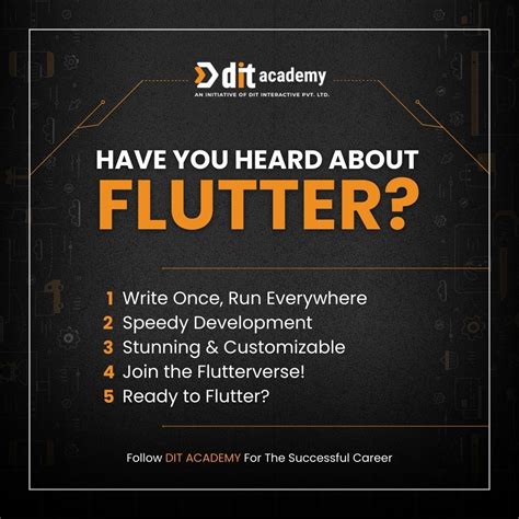 Flutterdevelopment Mobileappdevelopment Ahmedabad Itcourse Dit Academy