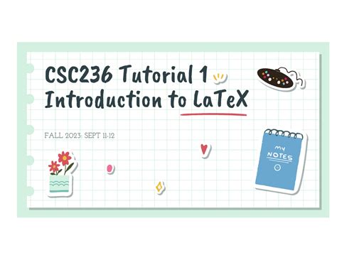 Tut01 Tutorial Of Professor Ahmed Umer Ashraf In Fall 2023 Csc236