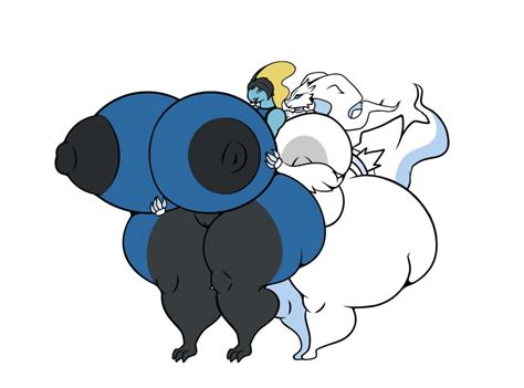 Rule 34 2girls Big Breasts Breasts Huge Breasts Inteleon Muffyhecc Pokémon Species Pokemon