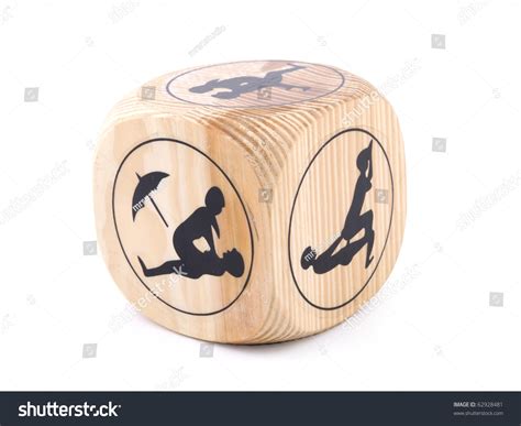 Erotic Wooden Cube On White Background Stock Photo Shutterstock