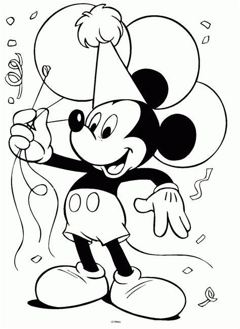 Printable Coloring Pages Of Disney